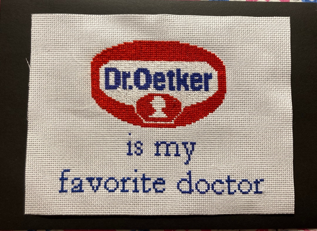 My Favorite Doctor, Cross Stitch Pattern, PDF, Pizza, Food, Logo ...