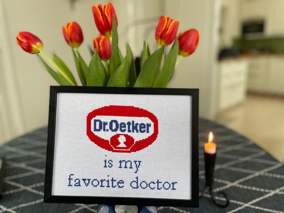 My Favorite Doctor, Cross Stitch Pattern, PDF, Pizza, Food, Logo ...