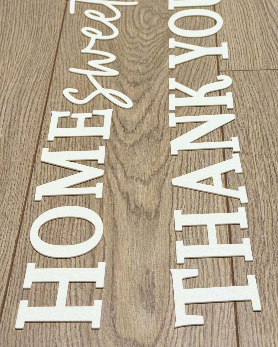 Home Sweet Home Thank You God Sign, 3D Wall Art, Customizable Assembly ...