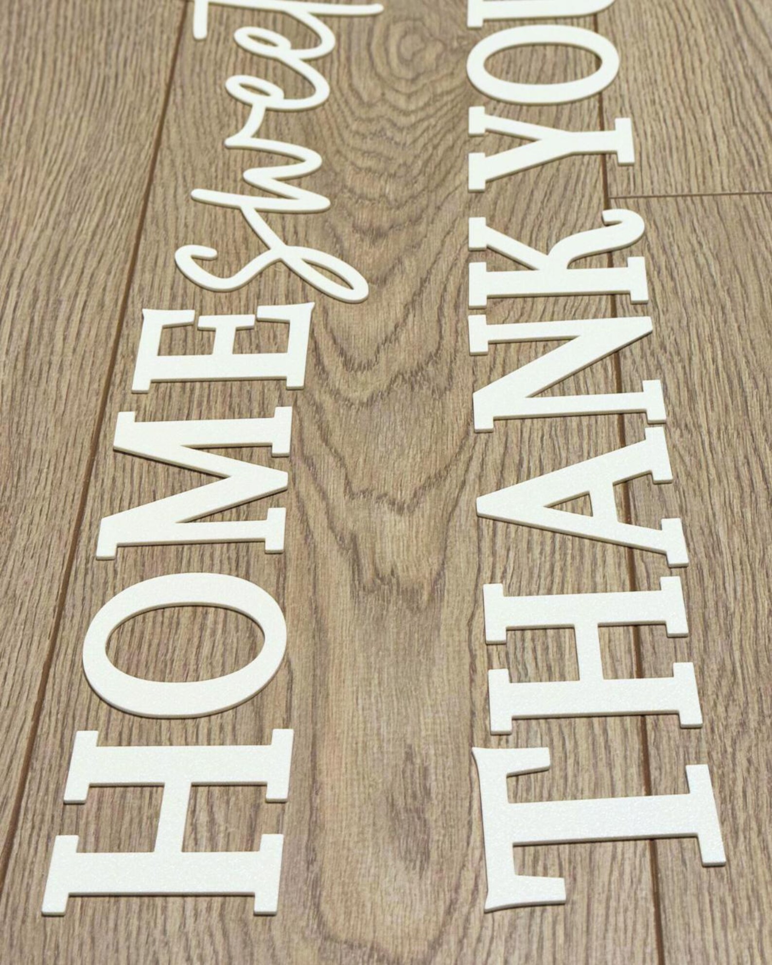 Home Sweet Home Thank You God Sign, 3D Wall Art, Customizable Assembly ...