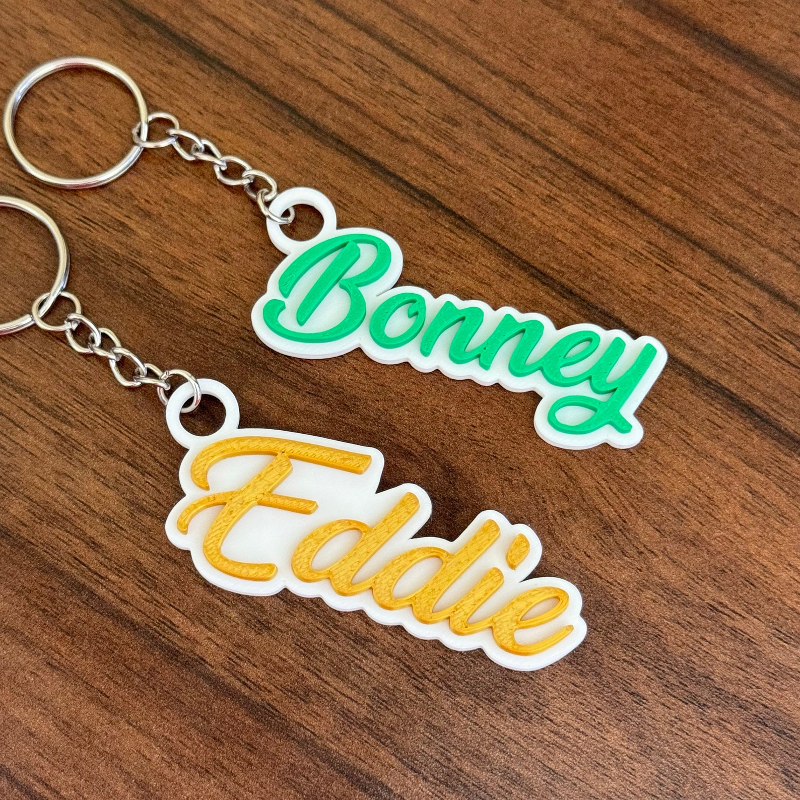 Personalized Name Keychains, 3D Printed Keychains, Custom Name ...