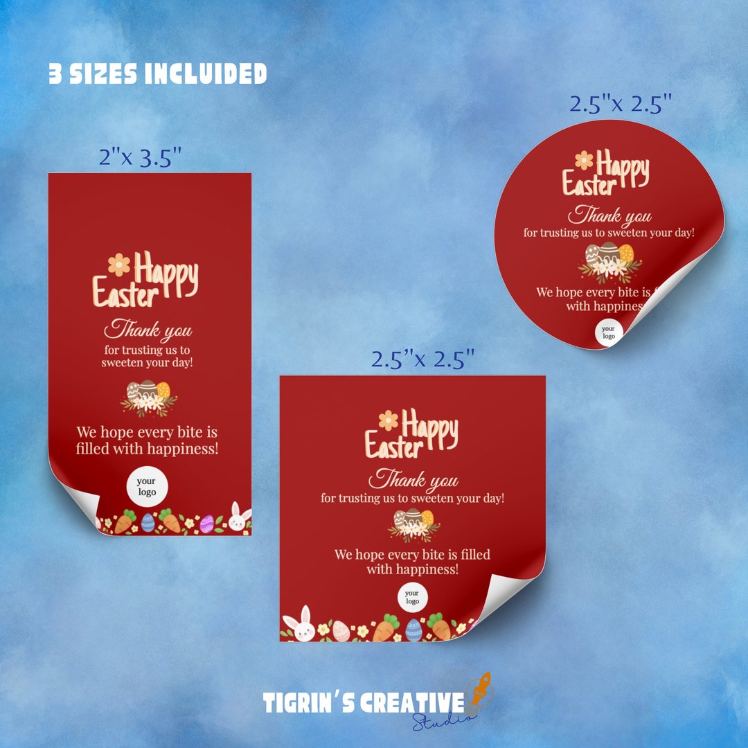 Thank You Easter Tags, Gift Tags, Easter Tag, Tags Template, Easter ...