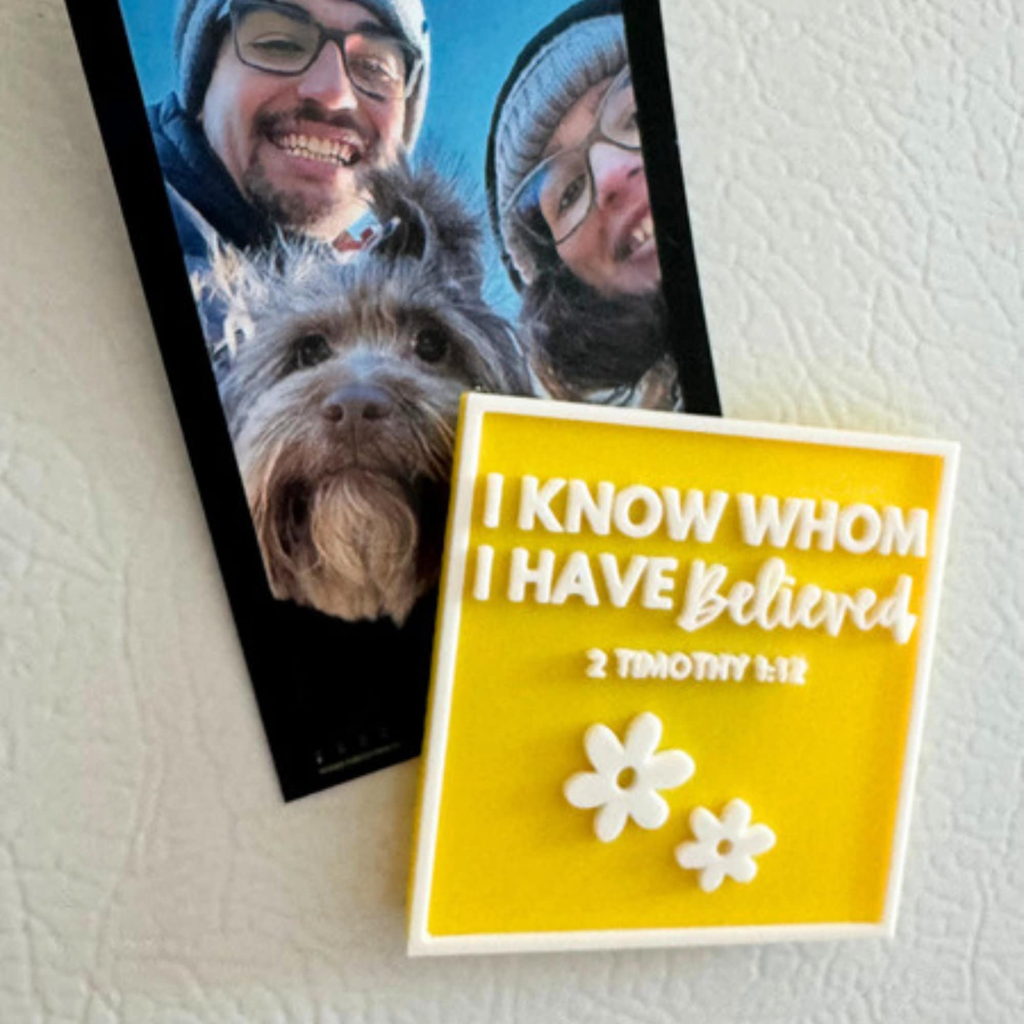 Bible Verse Magnet 2 Timothy 1:12, Christian Scripture Magnet, Fridge ...