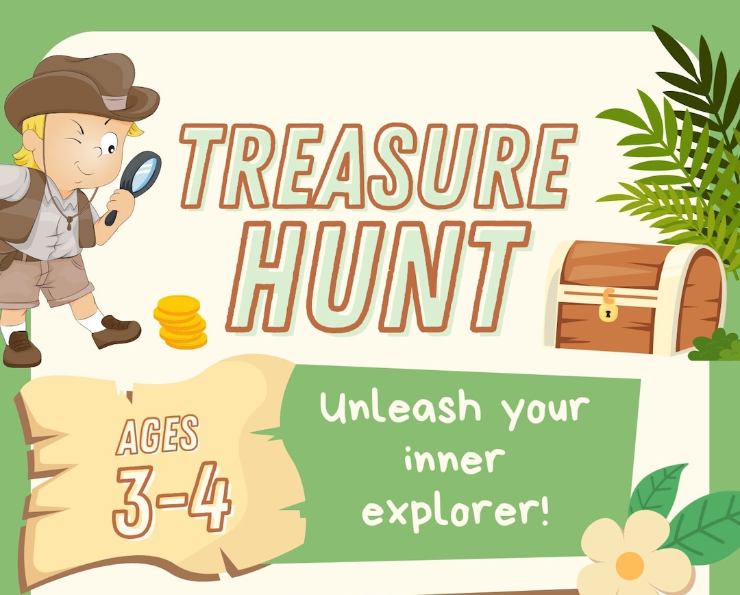 Park Treasure Adventure Ages 3-4 - Etsy