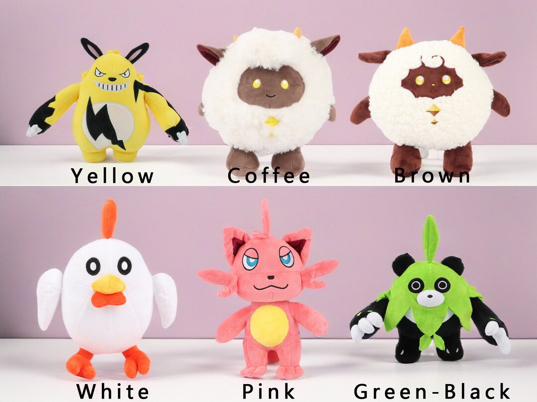 Palworld Plush Dolls, Lamball, Plush From Game, Chikipi, Grizzbolt ...