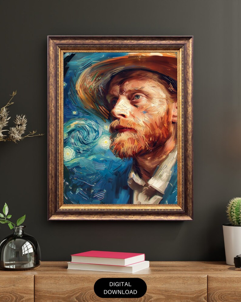 Portrait of Vincent Van Gogh #3 - Etsy