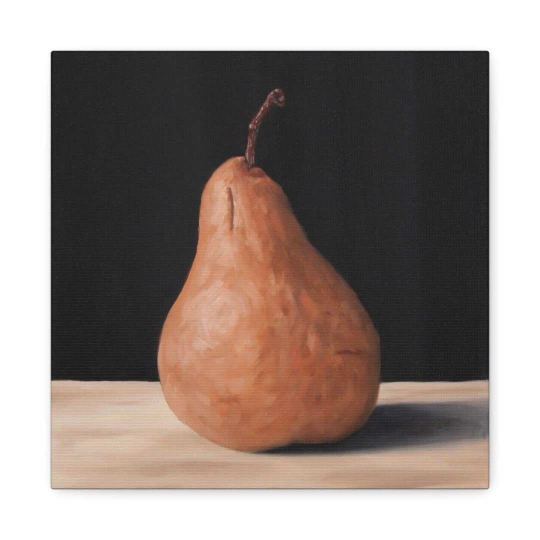 Bosc Pear - Canvas Print - Etsy