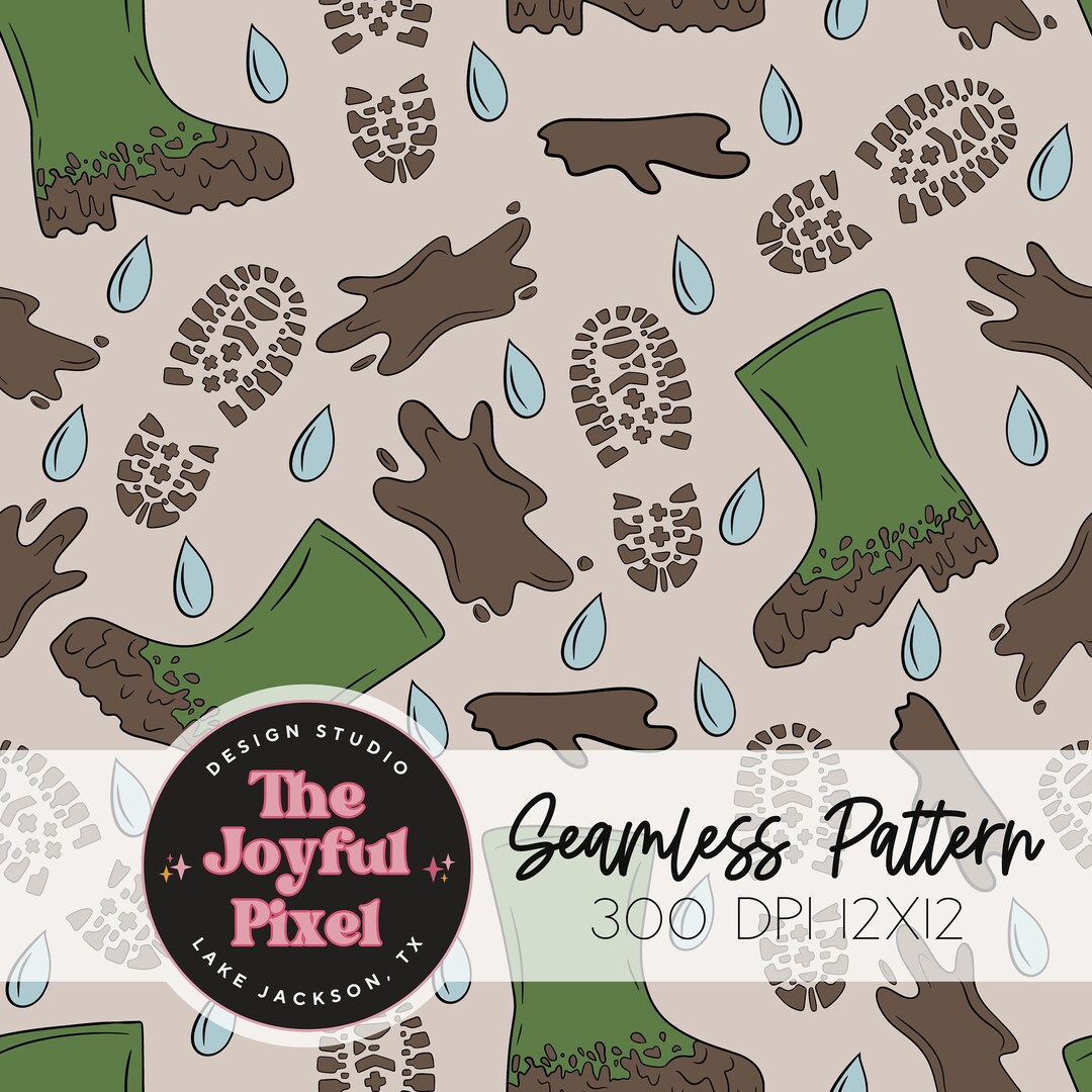 Boy Seamless Pattern, Spring Seamless Pattern, Spring Digital Paper ...