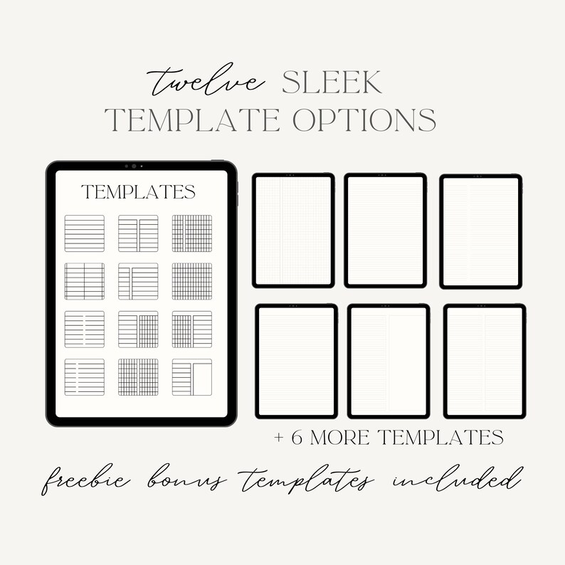 Student Digital Notebook Template Bundle iPad Goodnotes/notability ...