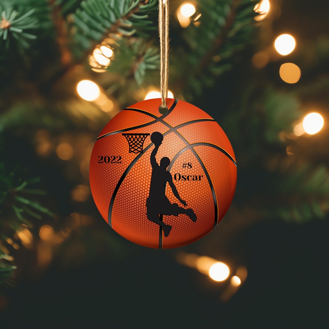 Custom Sports Ornament Personalized Basketball Gifts for Basketball ...