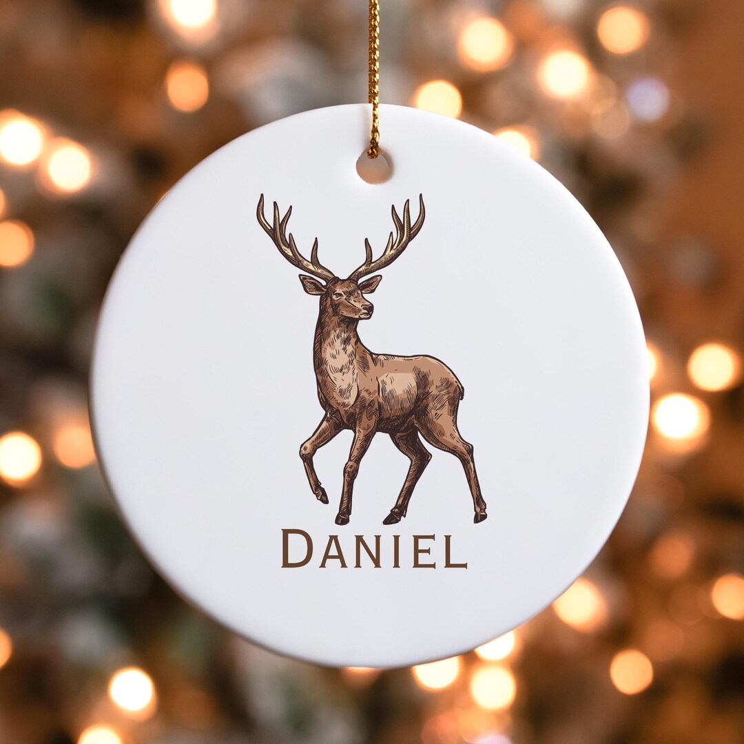 Personalized Elk Ornament Elk Decor Ornament Elk Hunting Gifts Custom ...