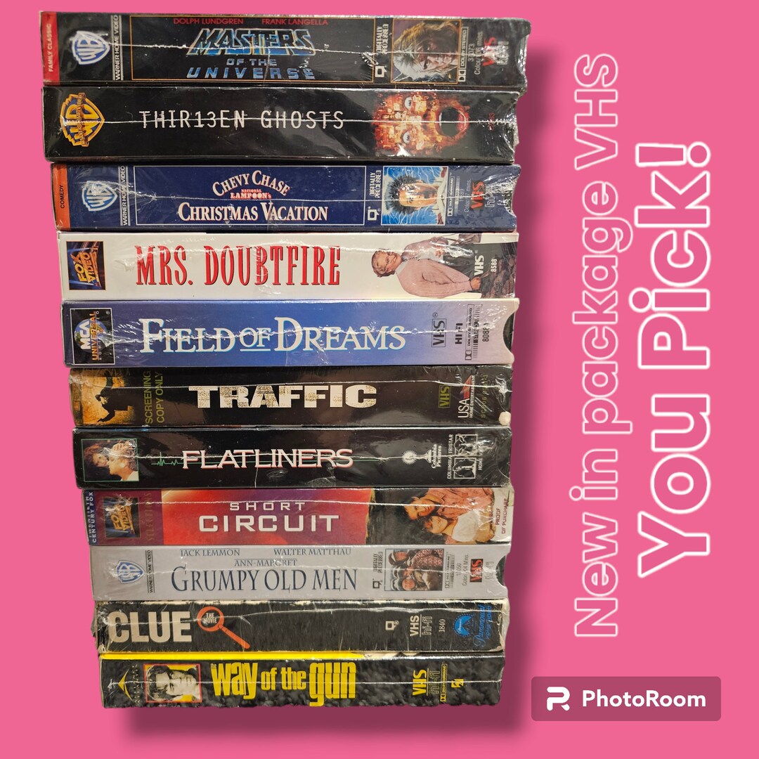 New in Package VHS You Pick - Etsy