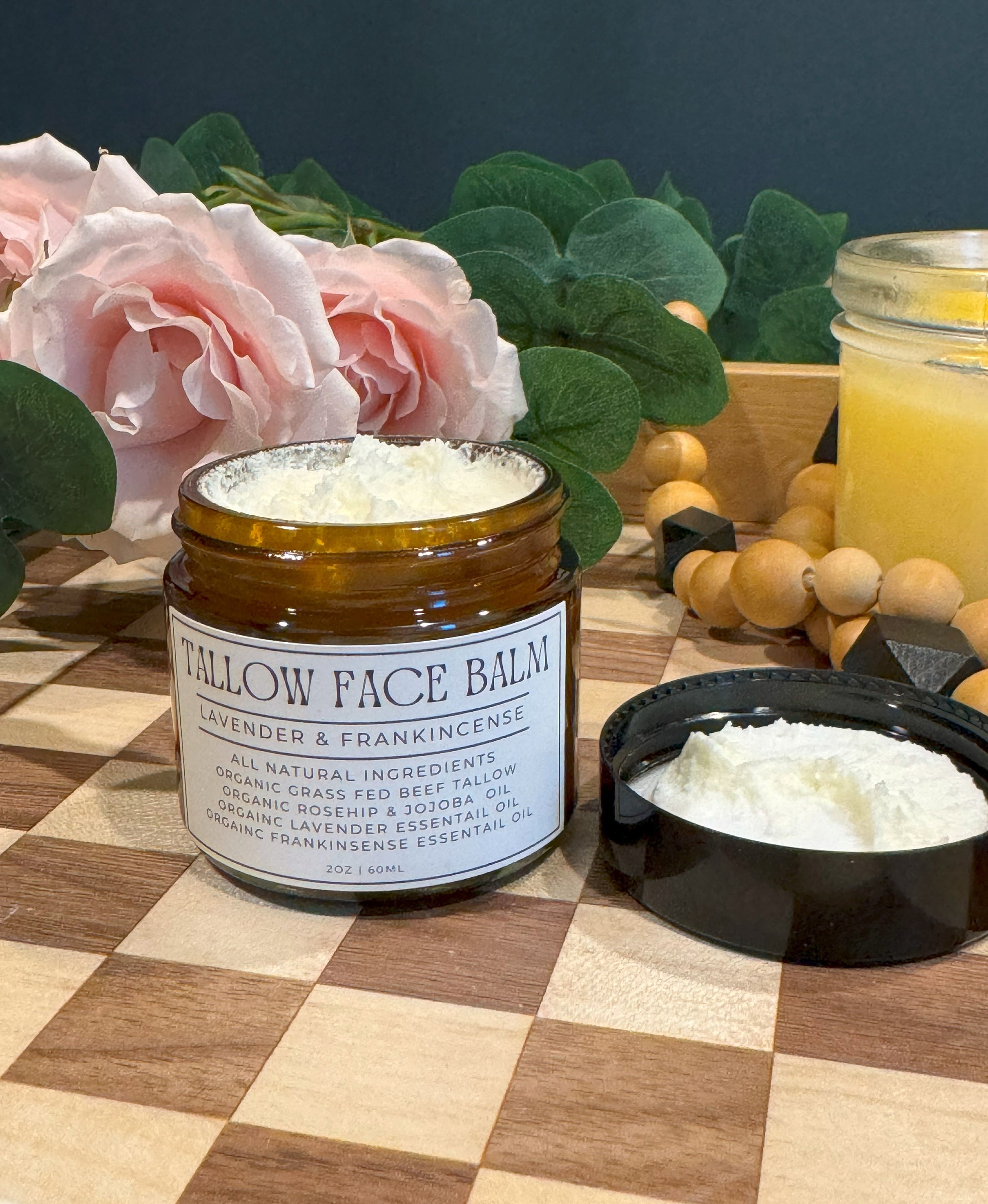 Whipped Tallow Face Balm Lavender & Frankincense - Etsy