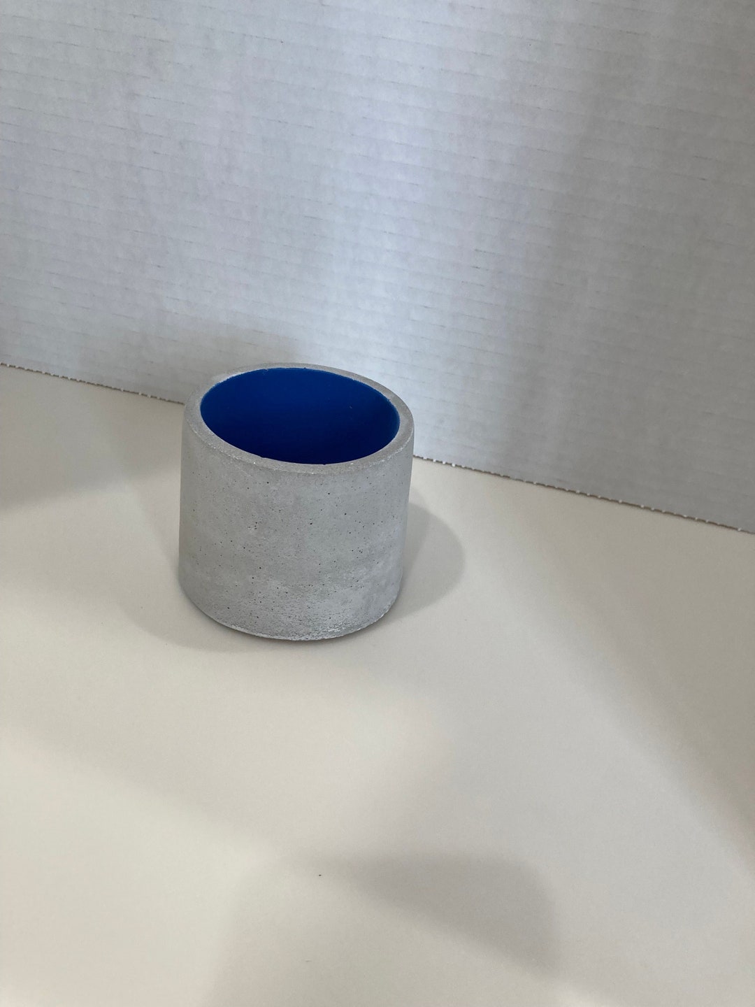 Small Round Concrete Pot Cement Pot Handmade Modern Pot - Etsy