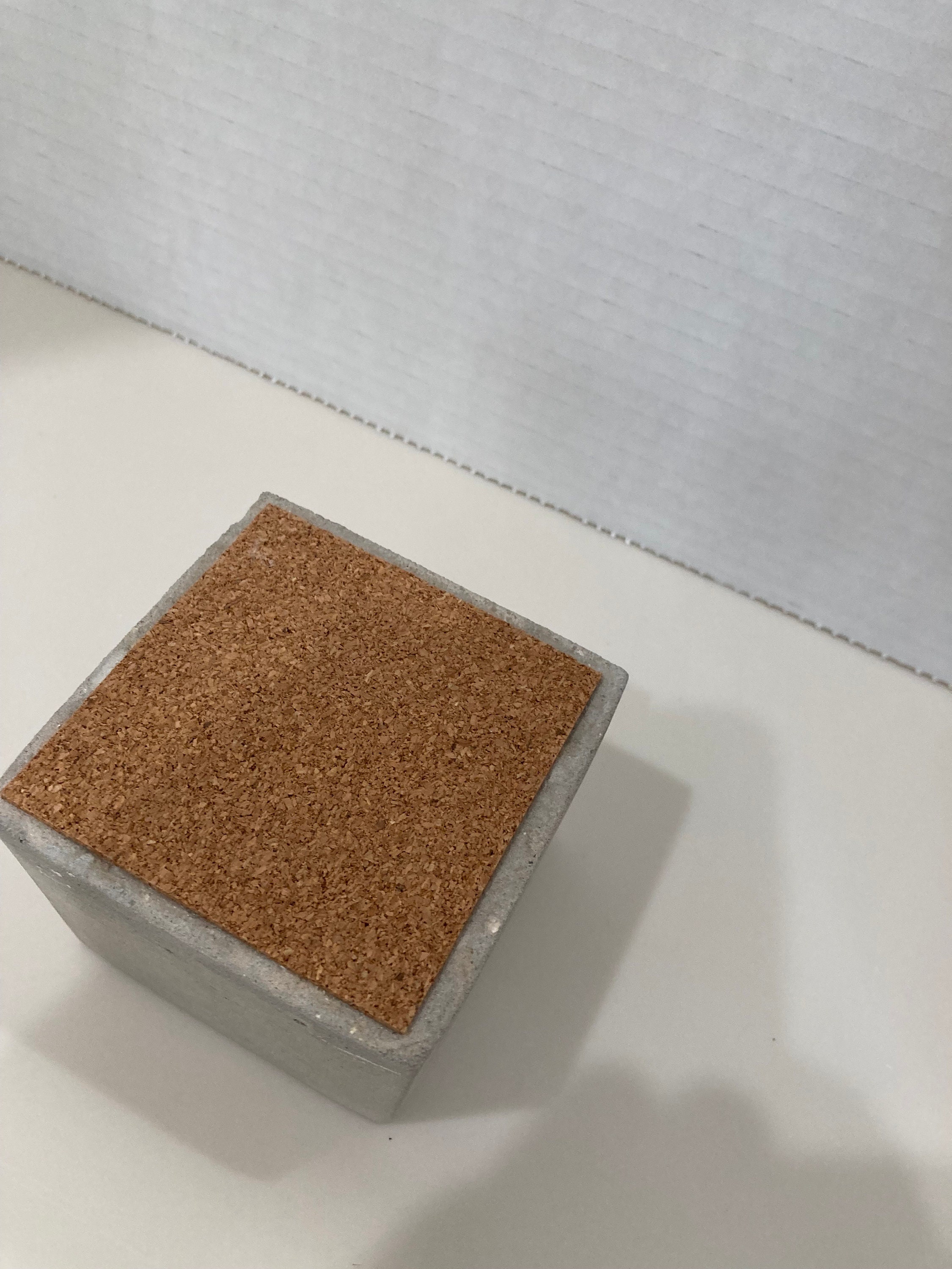 Small Square Concrete Pot Cement Pot Handmade Modern Pot - Etsy