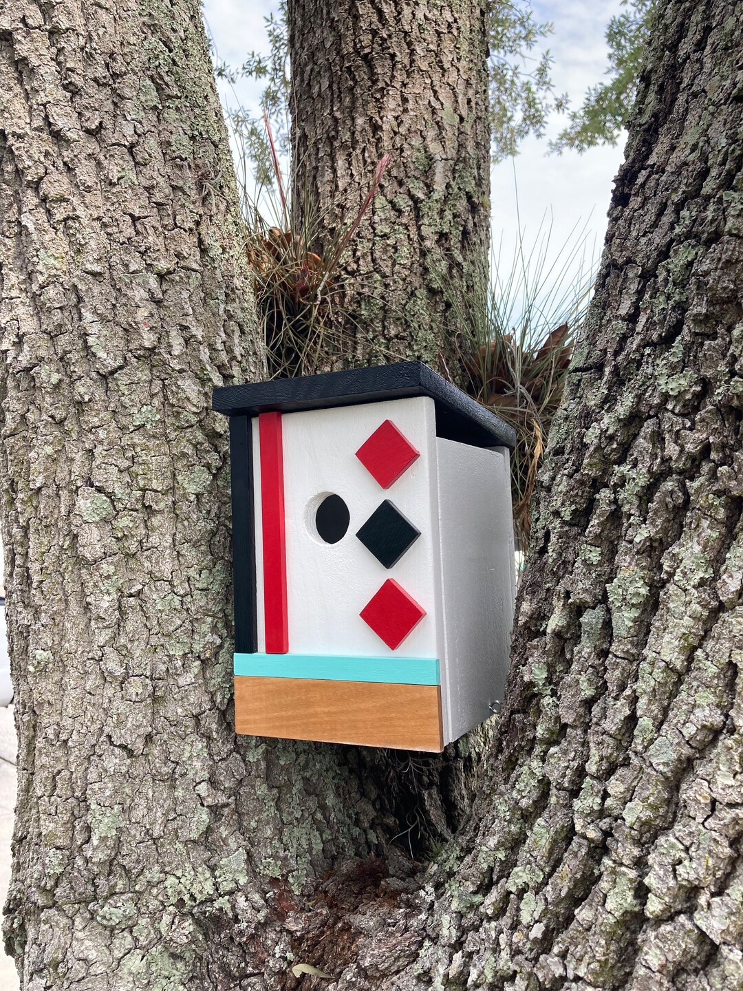 Mid Century Modern Bird House - Etsy