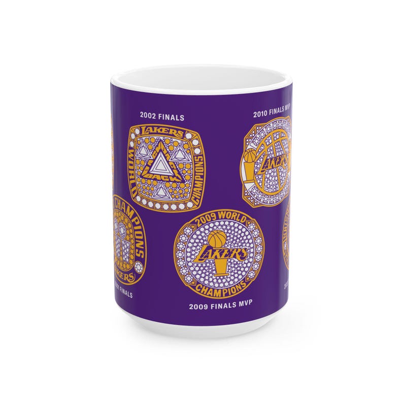 Kobe Bryant Los Angeles Lakers 15 Oz Coffee Mug, NBA Finals Black Mamba ...