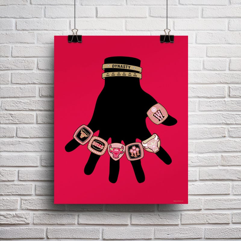 Michael Jordan Rings Poster - Etsy