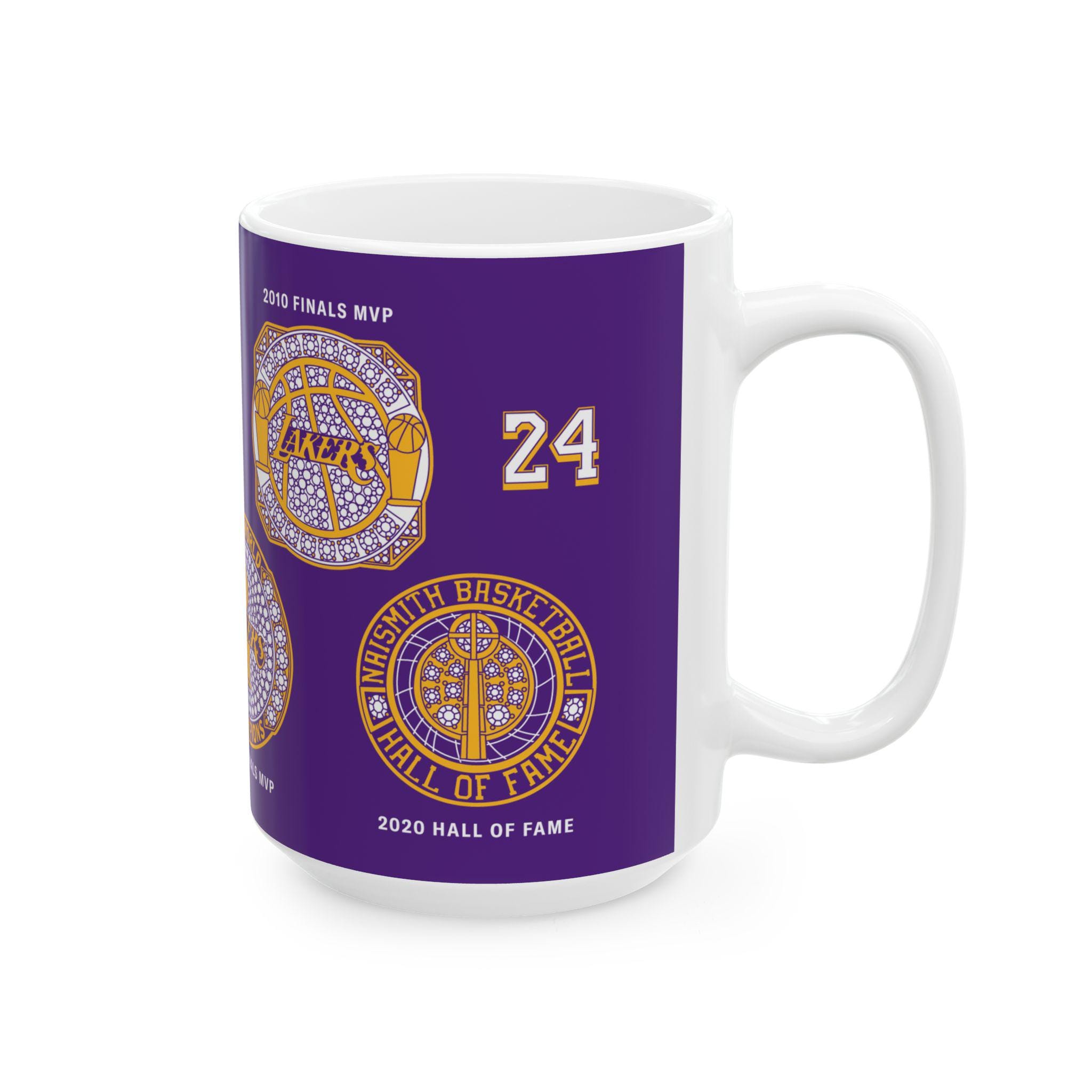 Kobe Bryant Los Angeles Lakers 15 Oz Coffee Mug, NBA Finals Black Mamba ...