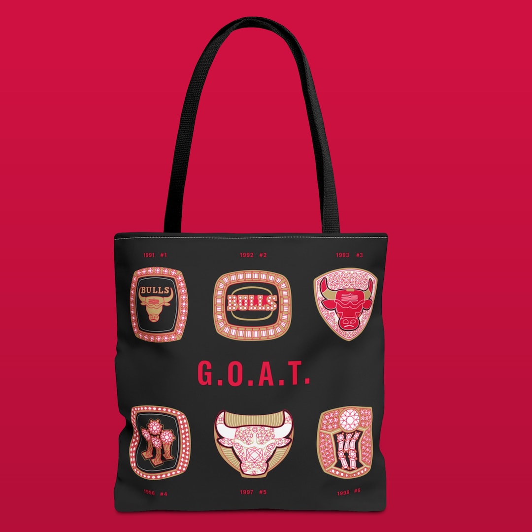 Chicago Bulls NBA Championship Dynasty Ring Tote Bag - Basketball ...