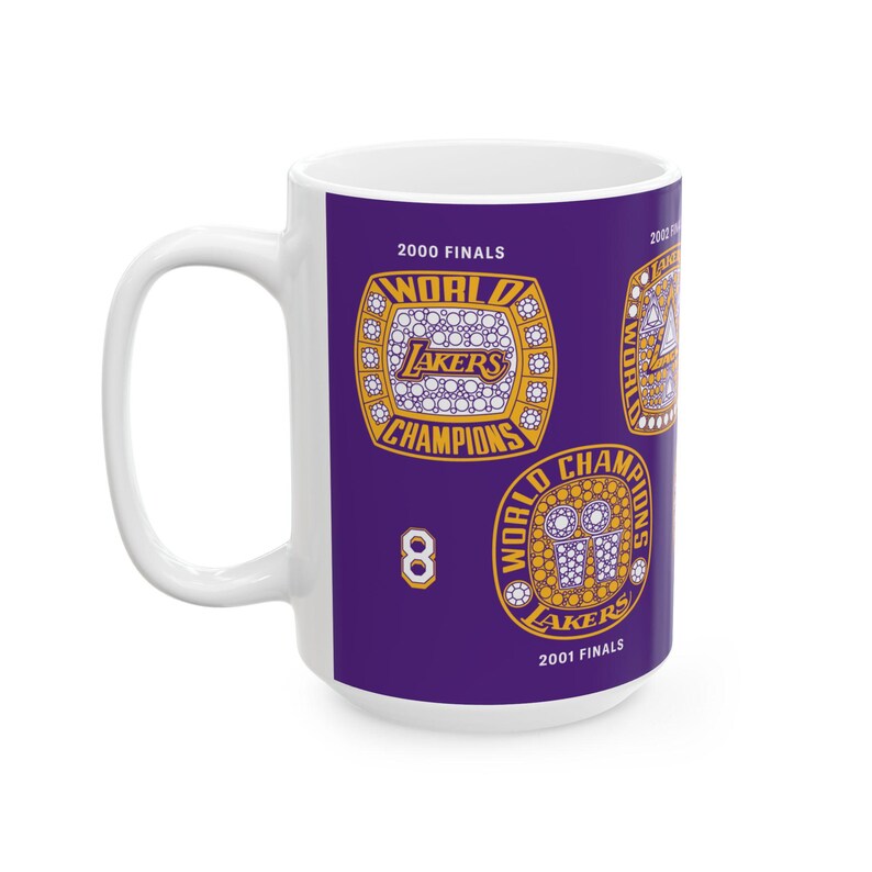 Kobe Bryant Los Angeles Lakers 15 Oz Coffee Mug, NBA Finals Black Mamba ...