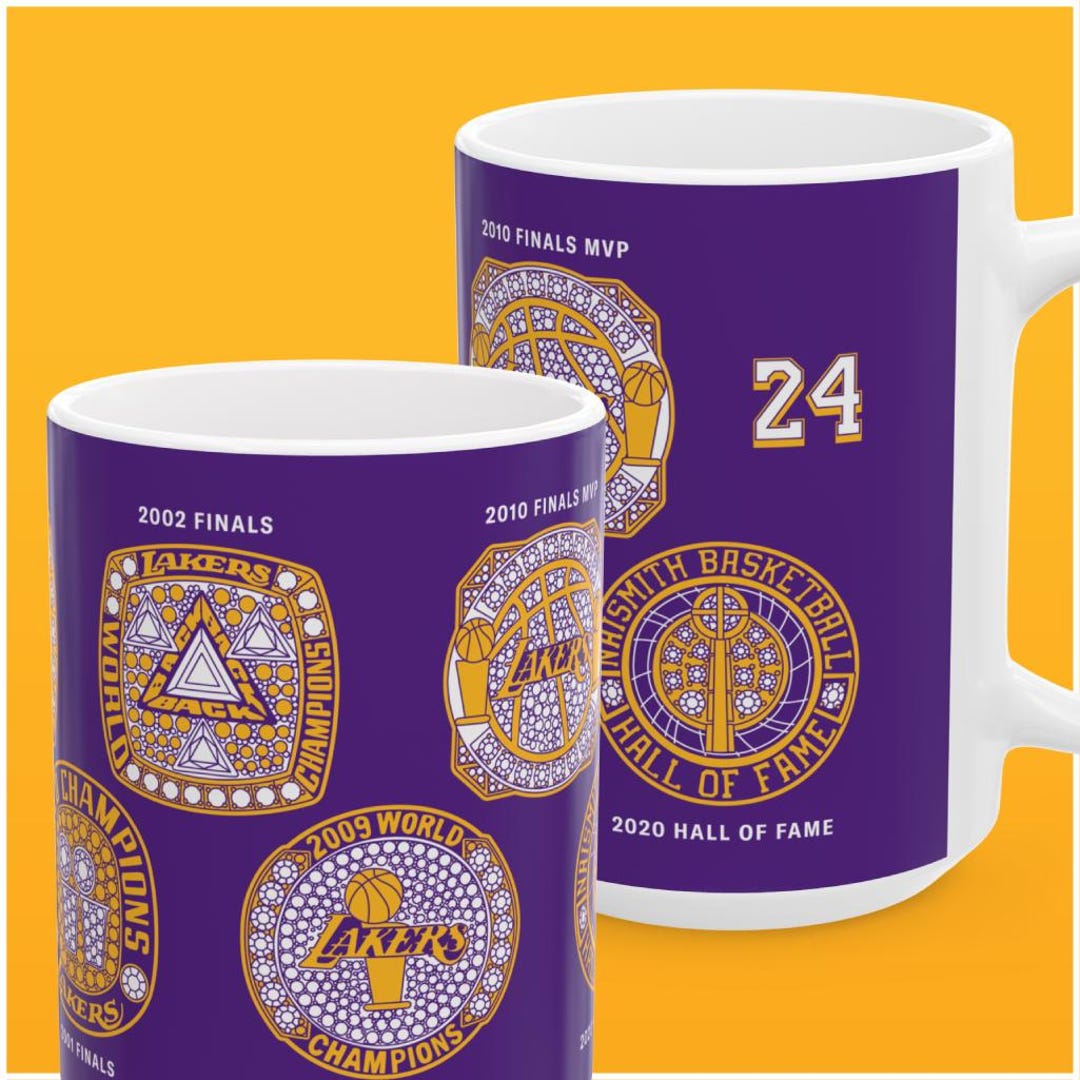 Kobe Bryant Los Angeles Lakers 15 Oz Coffee Mug, NBA Finals Black Mamba ...