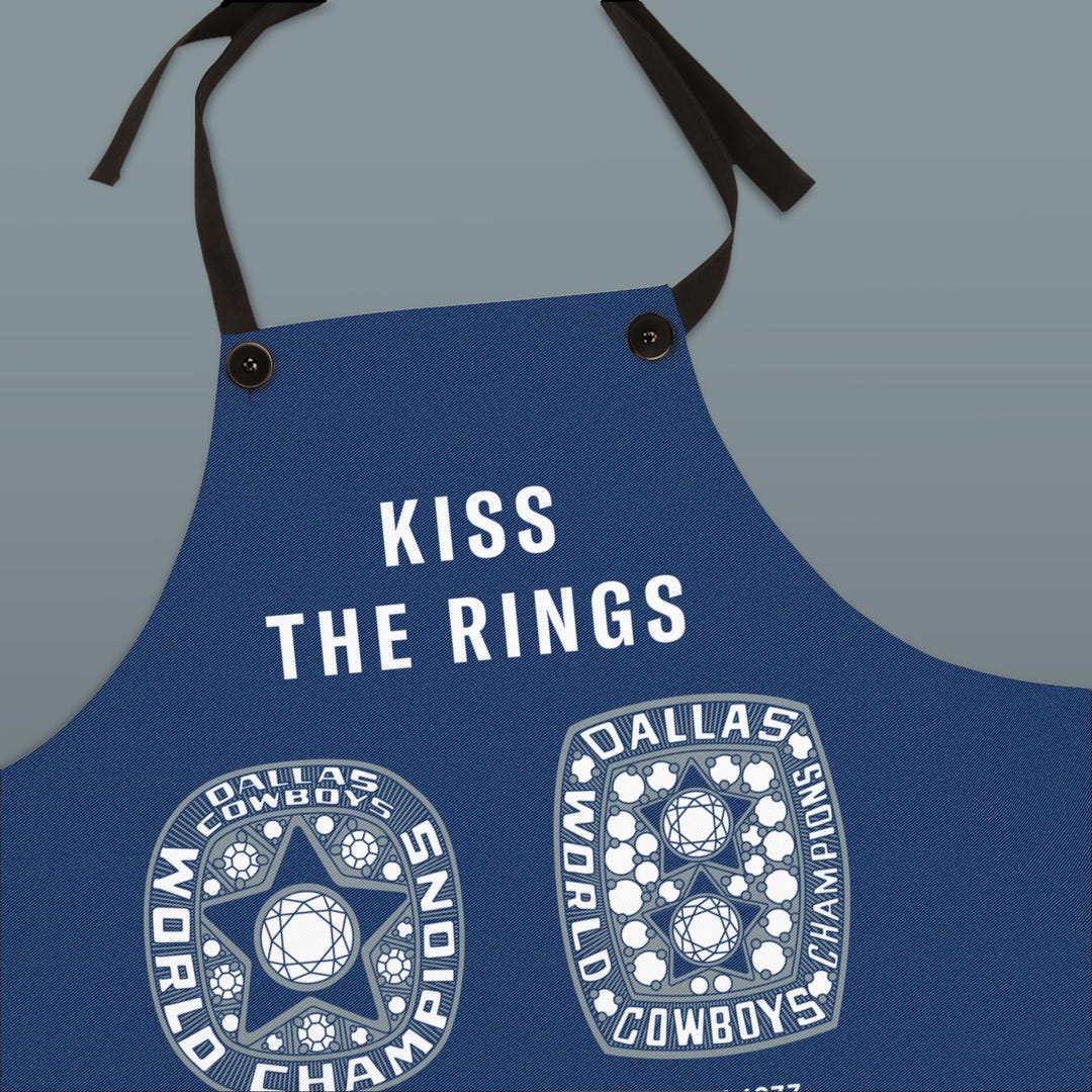 Dallas Cowboys Apron, America's Team BBQ, NFL Football Grill Chef Gift ...