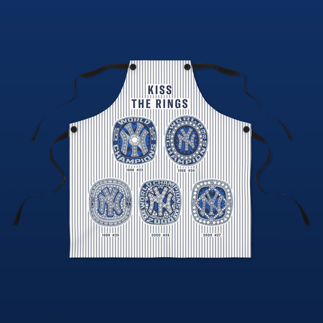 New York Yankees Apron, MLB Baseball Grill BBQ Chef Gift "kiss the Chef ...