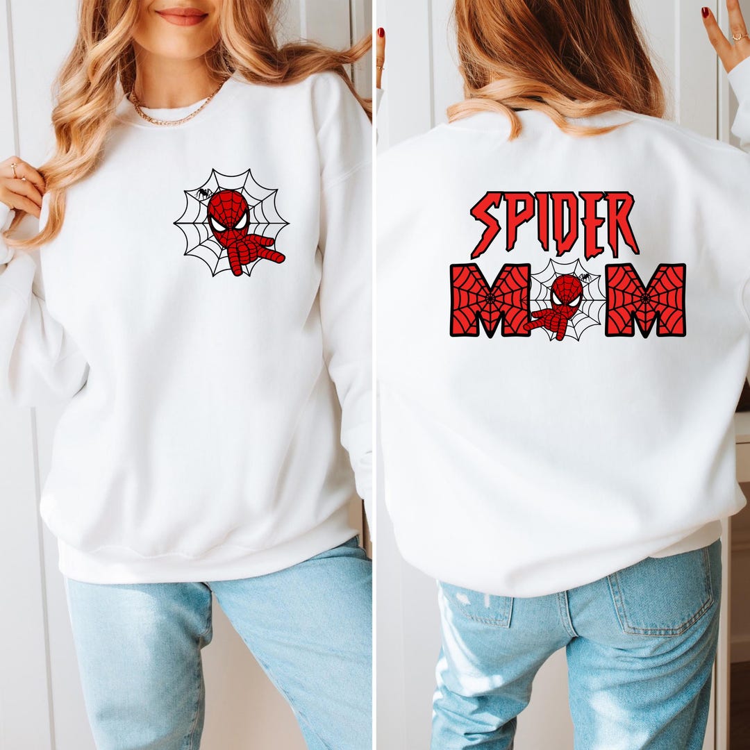 Custom Family Spider Sweatshirt, Spider Dad, Spider Mom Shirts, Family ...