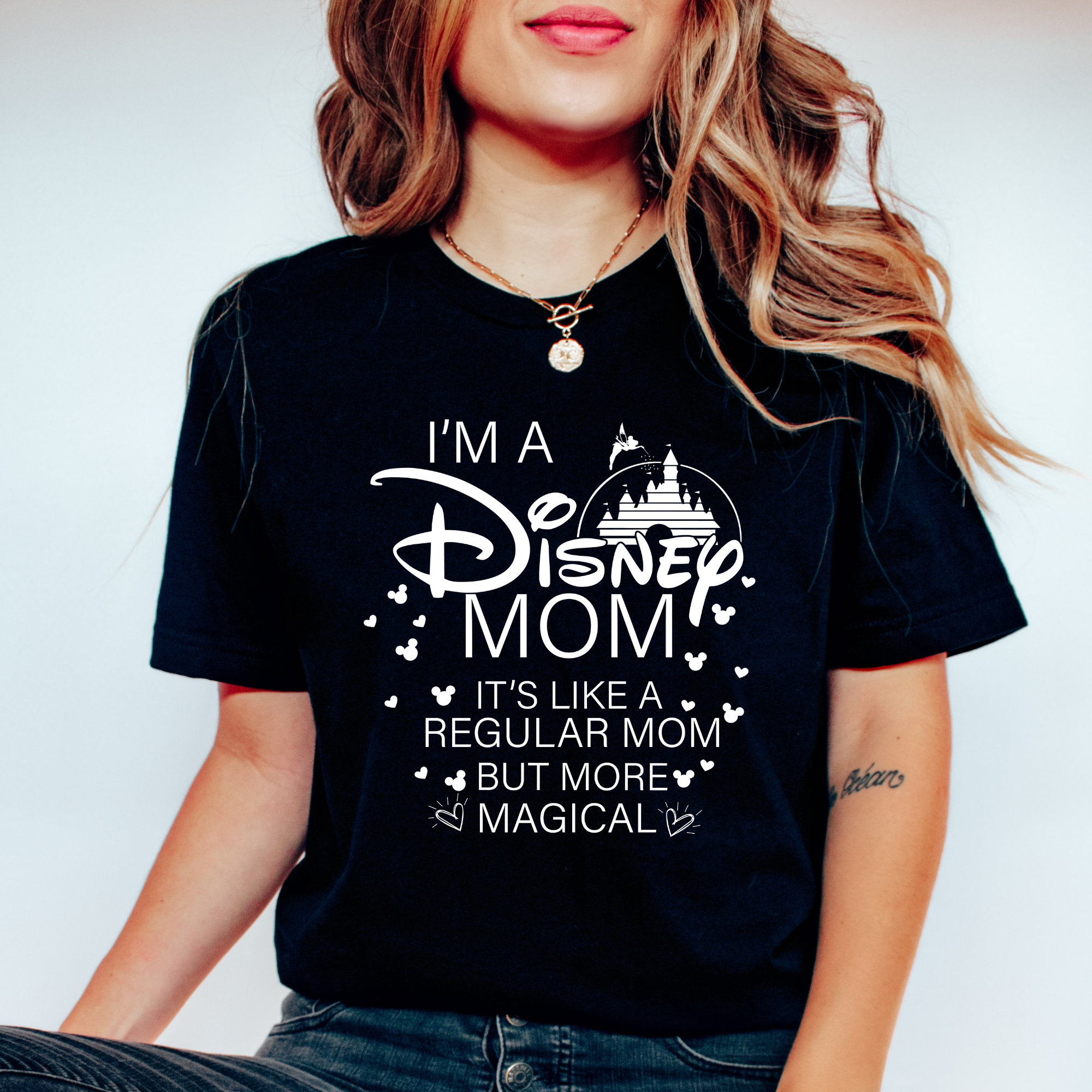 I'm A Disney Mom Shirt, Disney Family Shirt, Disney Mom Crewneck ...
