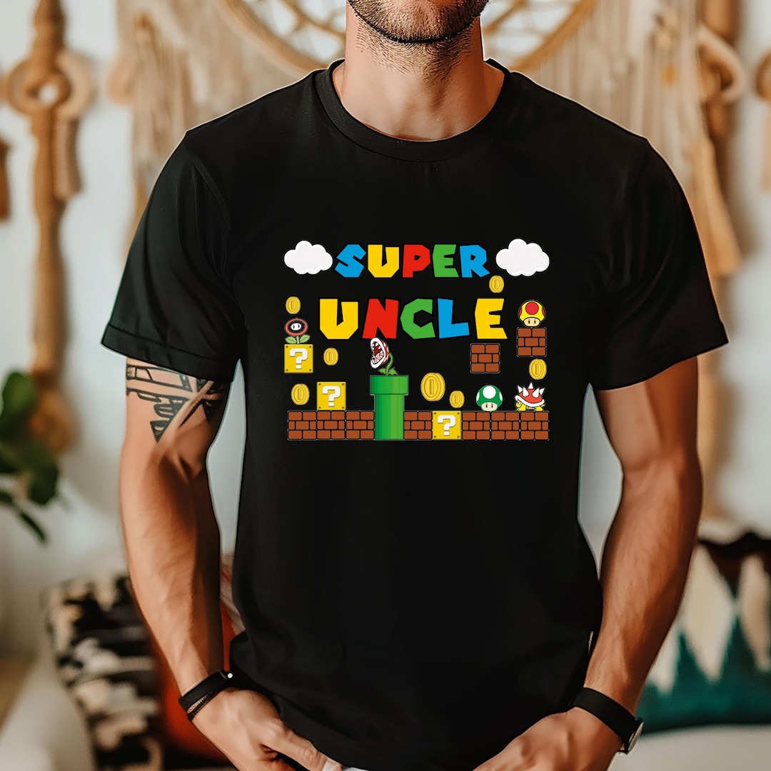 Super Uncle Shirt, New Uncle Shirt, Cute Uncle Gift, Funny Uncle Shirt ...