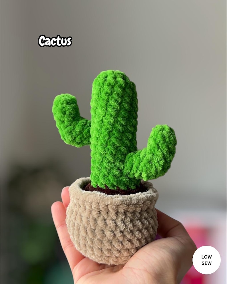Crochet Plants Bundle Pattern 5-in-1 Amigurumi Plants Plushie (PDF ...