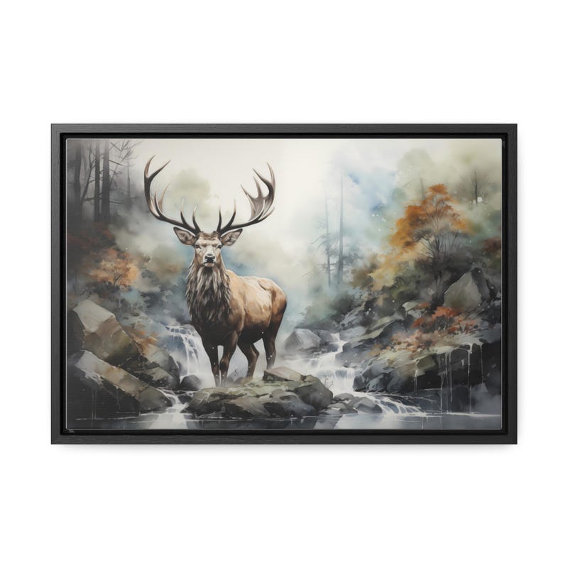 Elk Canvas Wall Art - Etsy