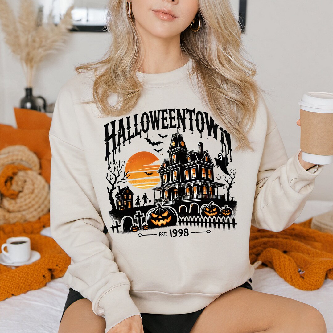 Halloween Town Sweatshirt, Halloweentown, Halloweentown Shirt ...