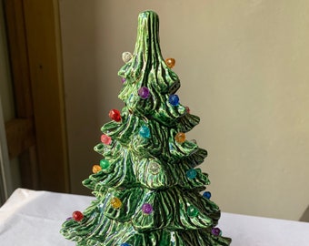 Ceramic Christmas Tree Light - Etsy