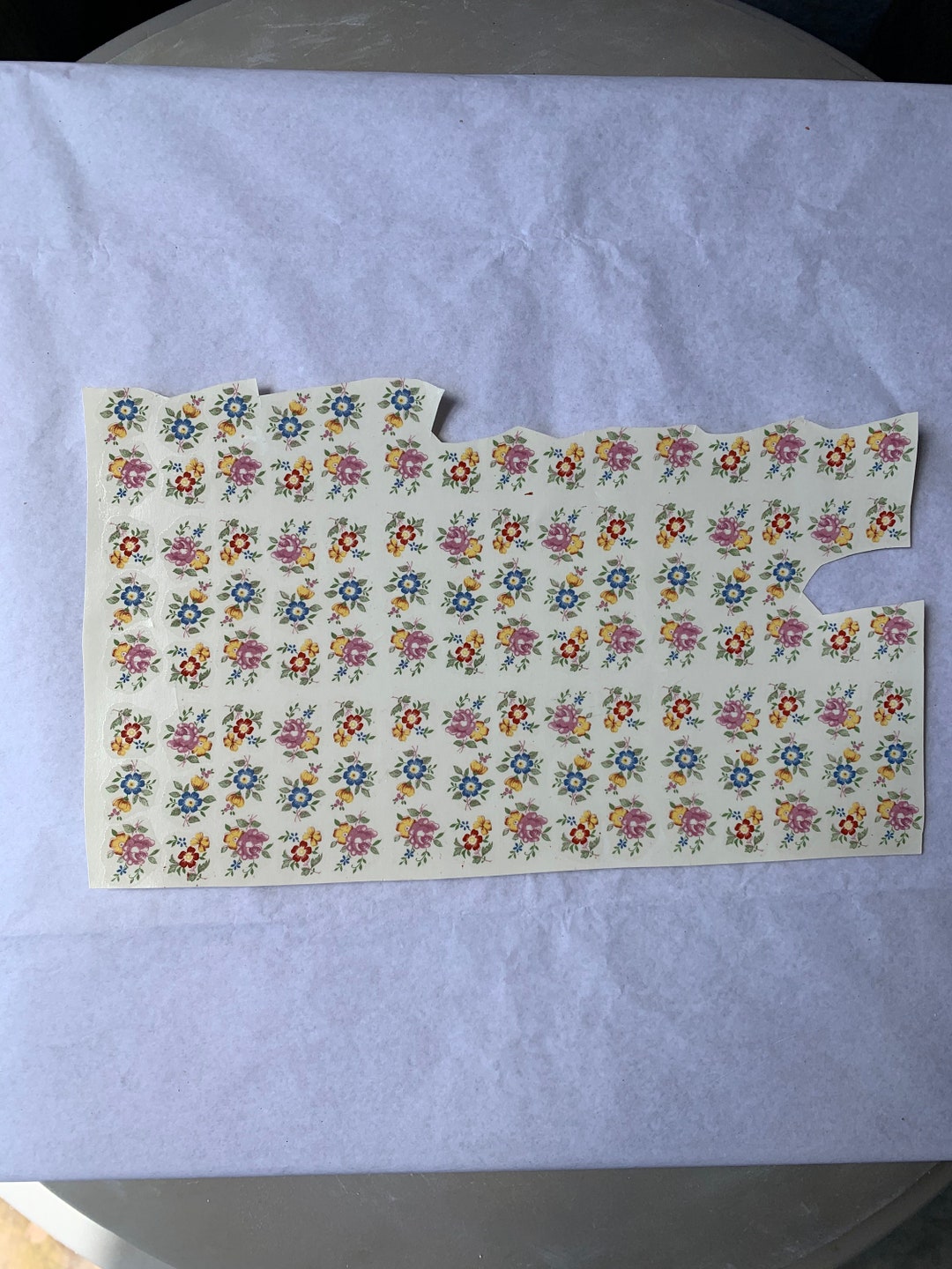 Ceramic Decals Vintage 1970s to 1980s Ceramic Decals Sheet of Small ...