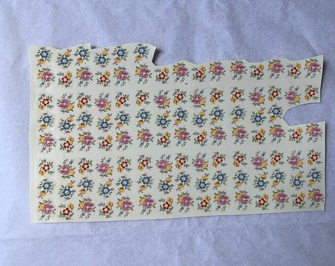 Ceramic Decals Vintage 1970’s to 1980’s Ceramic Decals Sheet of Small ...