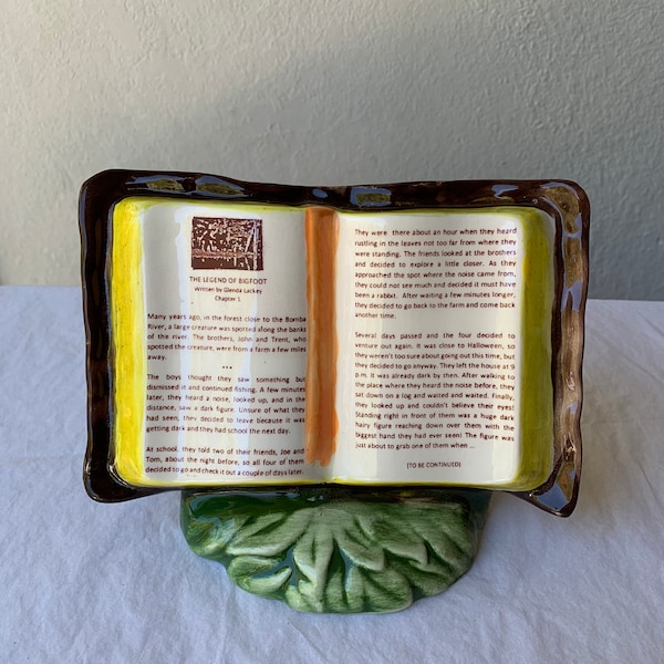 Ceramic Open Book - Etsy