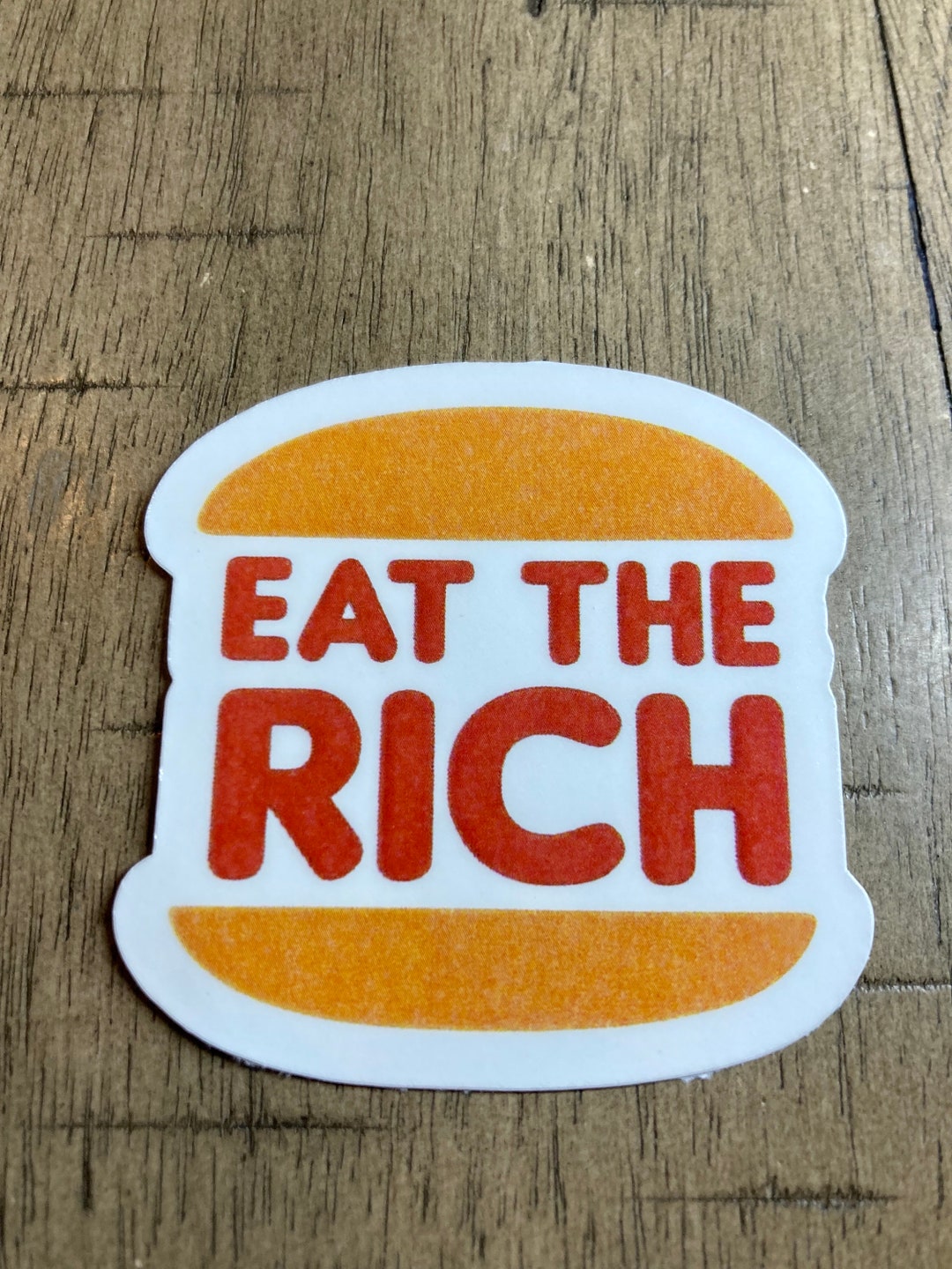 Eat the Rich Sticker - Etsy