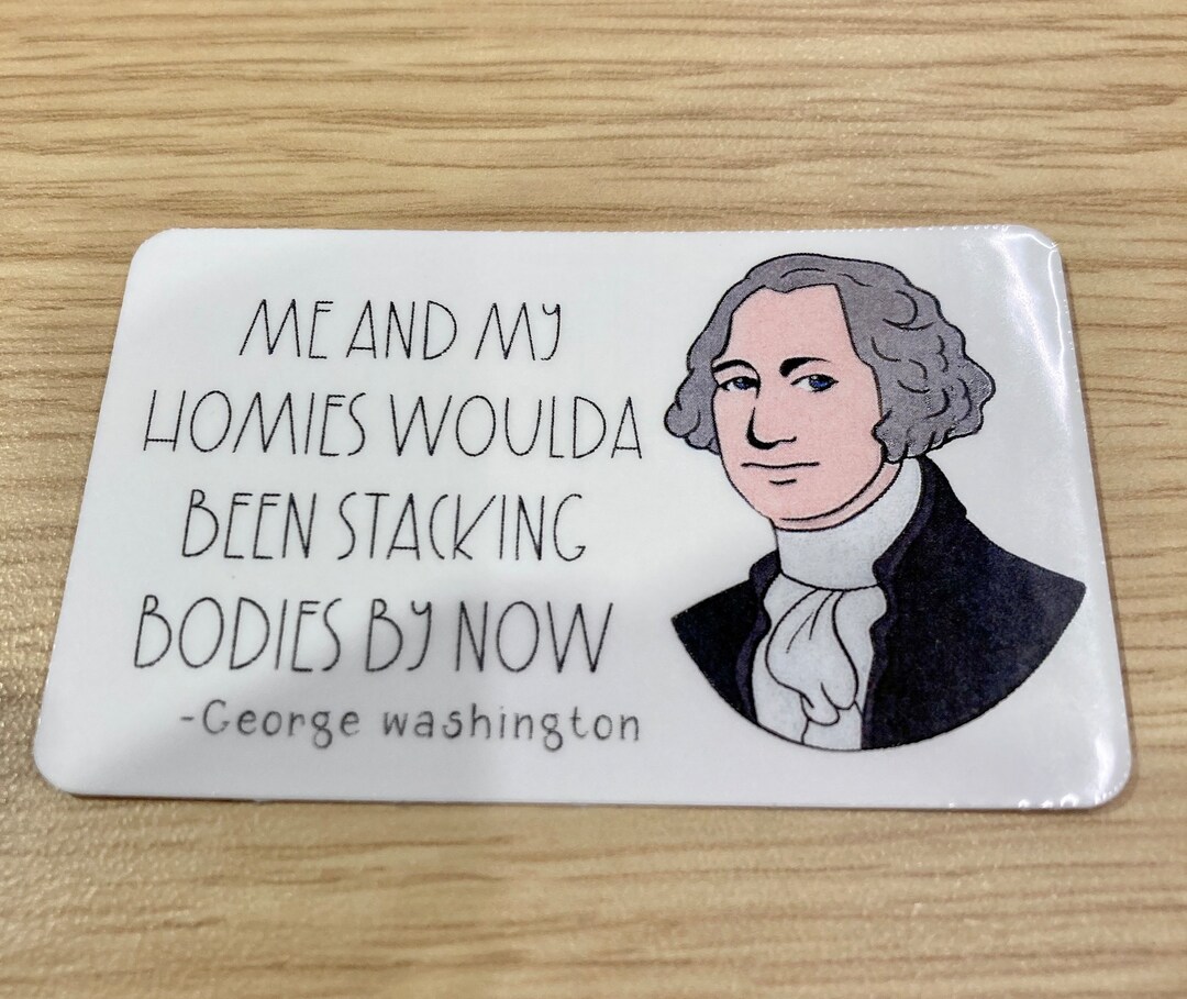 George Washington Sticker 1 - Etsy
