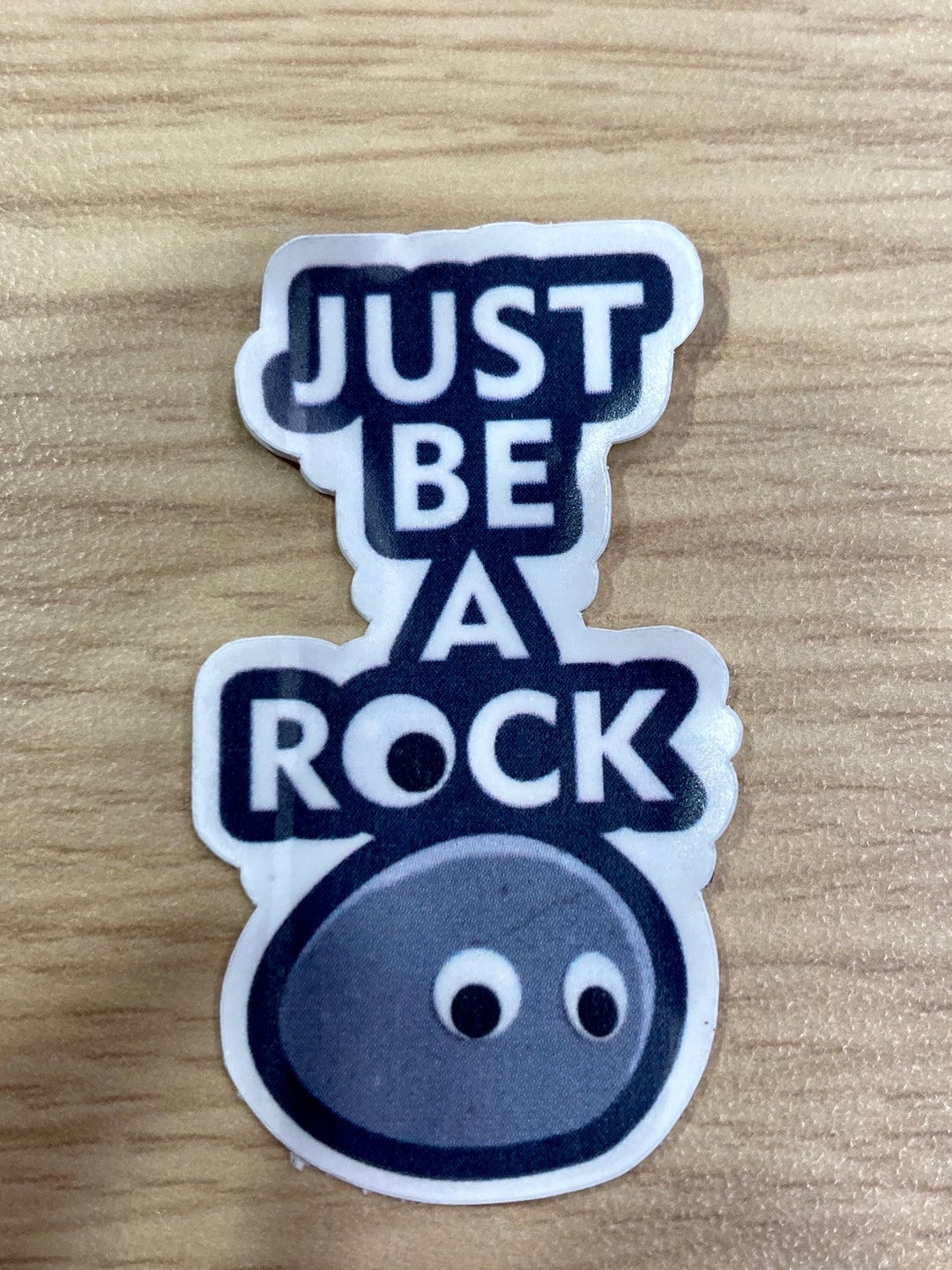 Be a Rock Sticker - Etsy