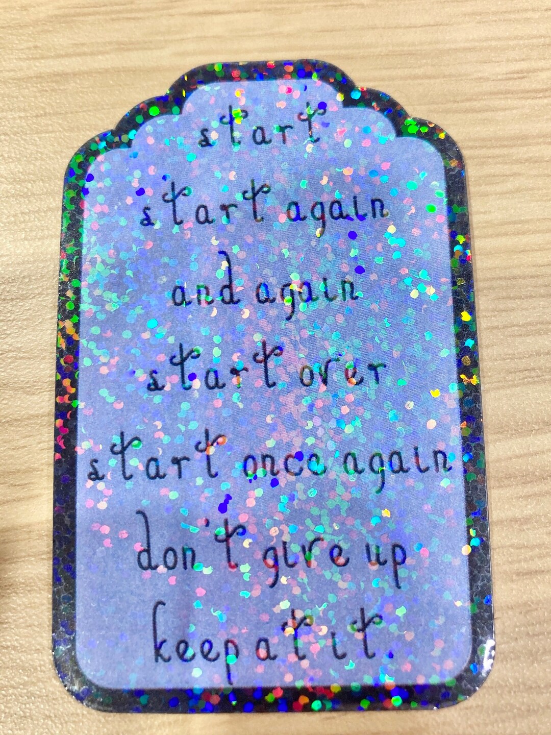 Try Again Sticker - Etsy