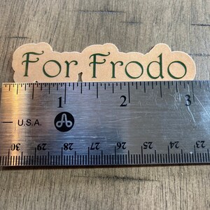 For Frodo Sticker - Etsy