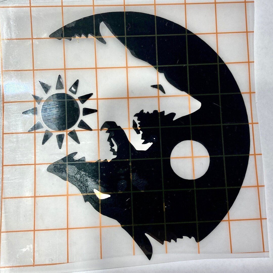 Two Wolves Vinyl Decal - Etsy