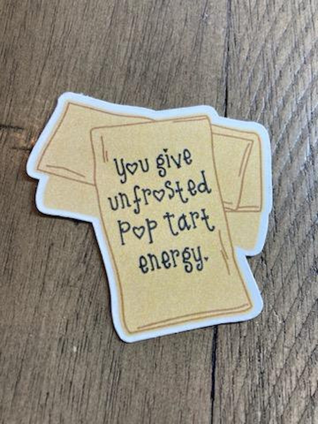 Unfrosted Pop Tart Sticker - Etsy