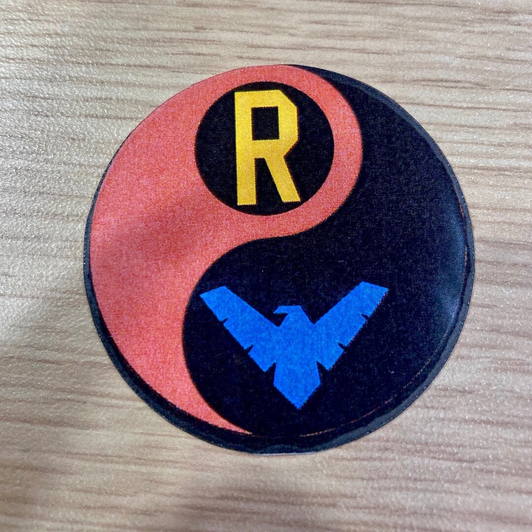 Robin/nightwing Yin Yang Sticker - Etsy