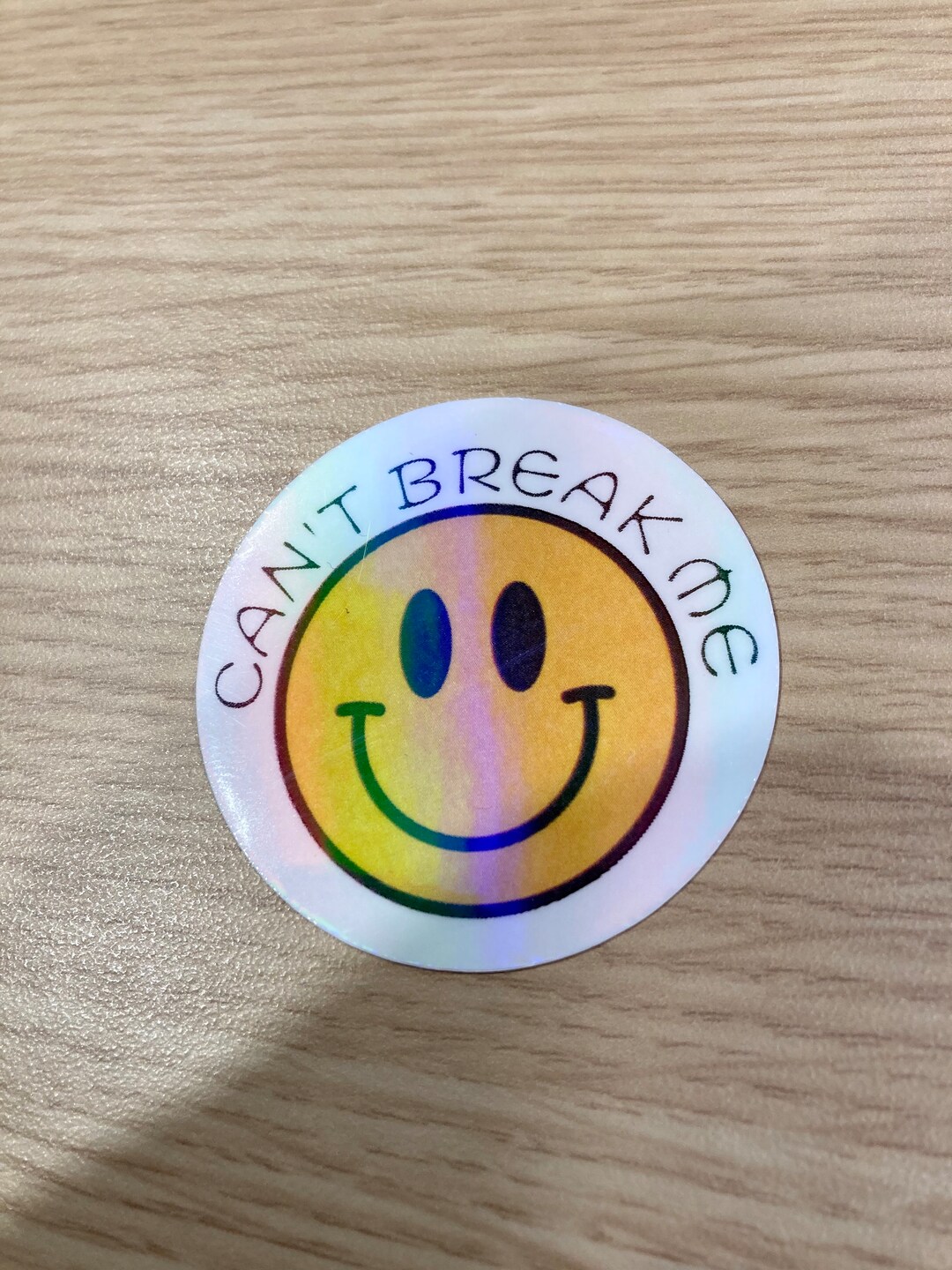 Can’t Break Me Holographic Sticker - Etsy