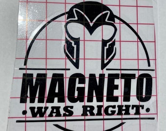 Magneto Was Right Transgender Rights Sticker - Etsy