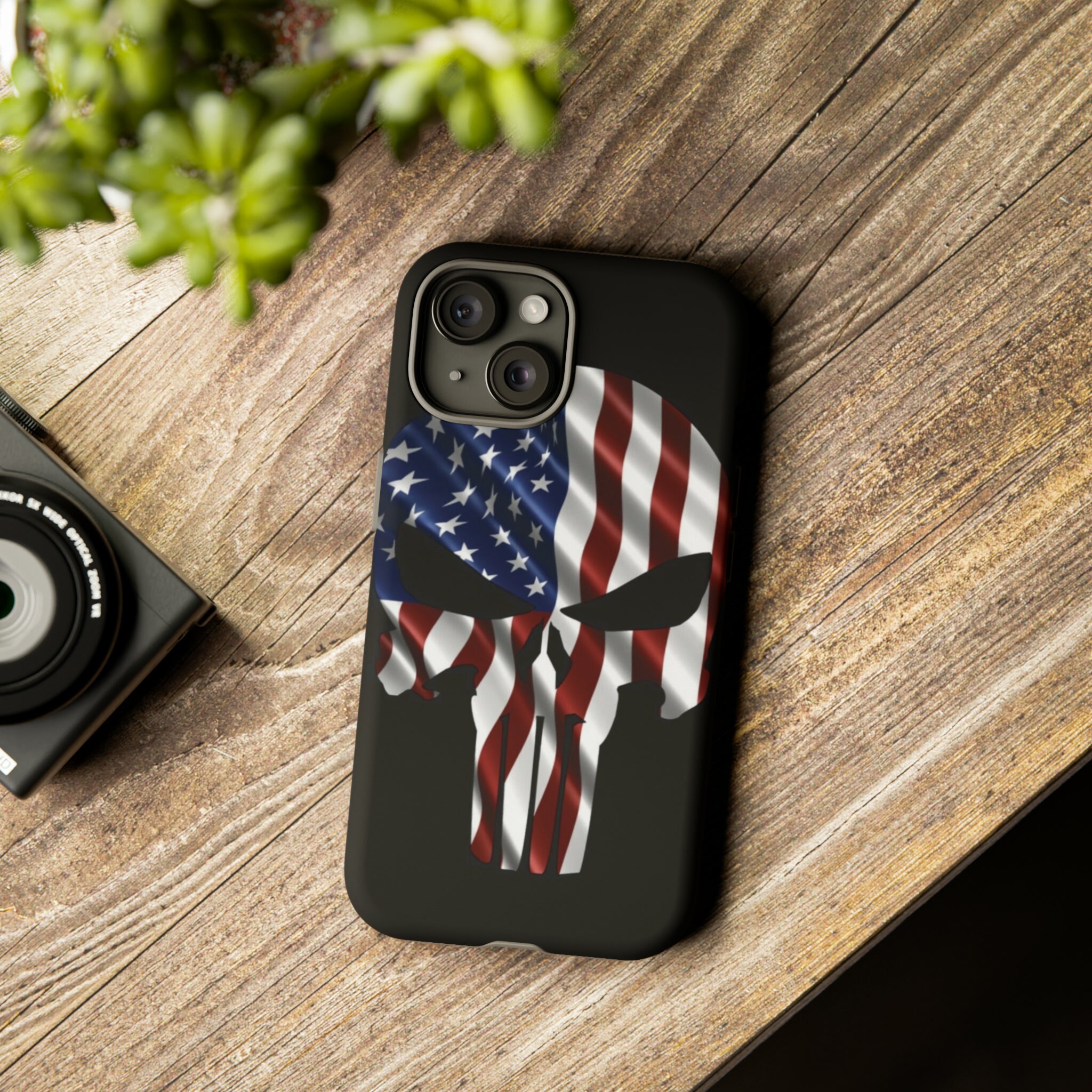 American Patriotic Punisher Custom Art Tough Cases - Etsy