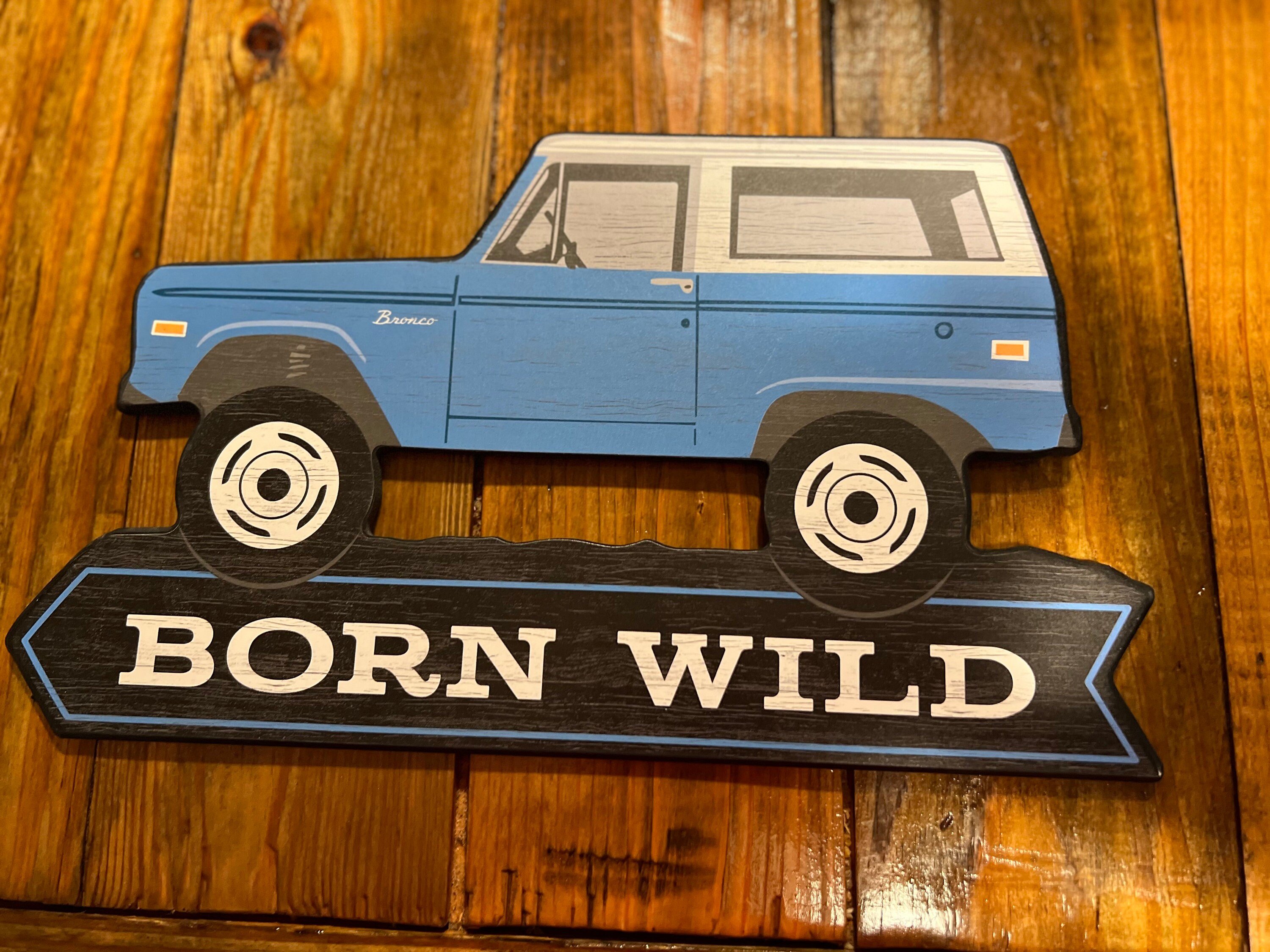 Ford Bronco Wood Sign - Etsy